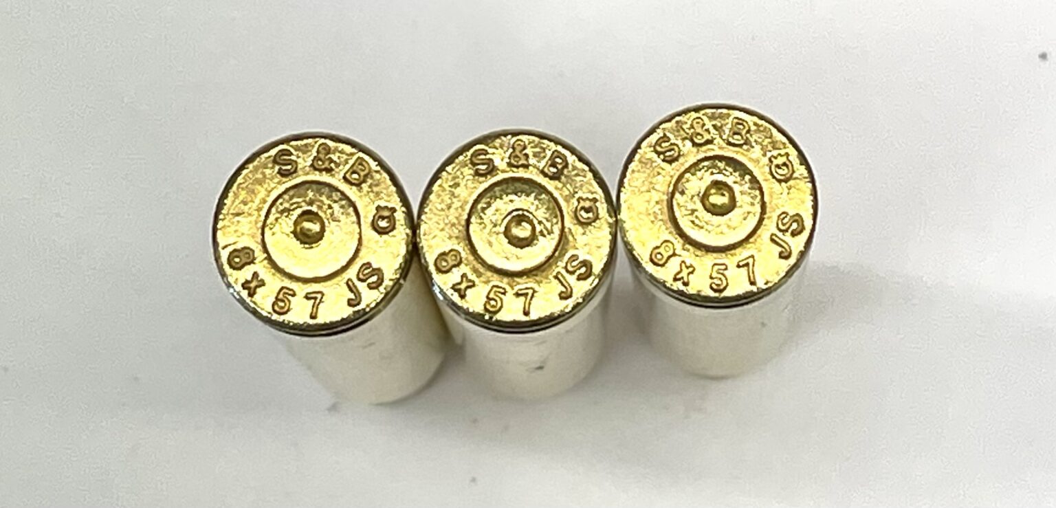 8mm Mauser Once Fired Reloading Brass - Blue Ridge Brass